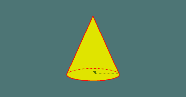 Cone: O que é, elementos, classificação, características, Área e Volume
