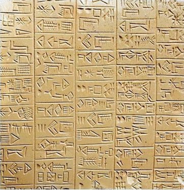 Escrita Cuneiforme: O que é, quando surgiu e principais características